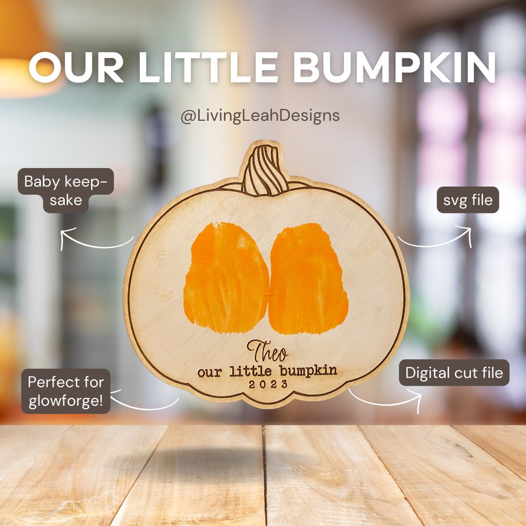 Fall "our Little Bumpkin" 2023 Baby Sign - Etsy
