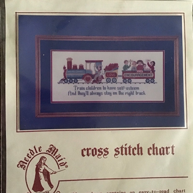 Cross Stitch Train - Etsy