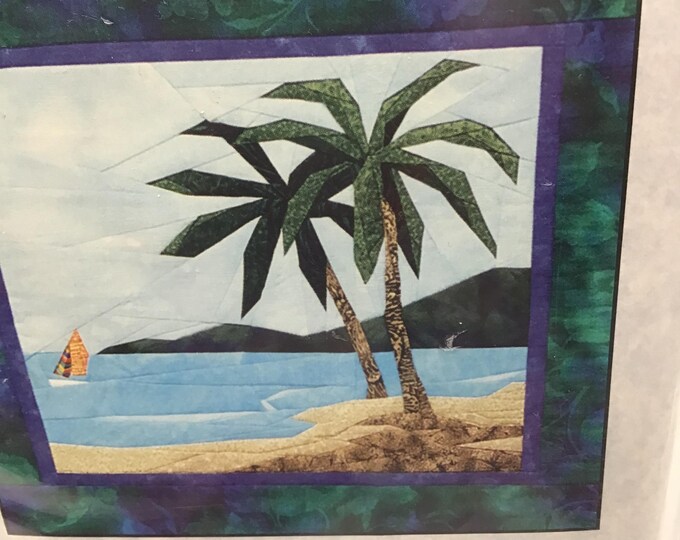 Tropical Scene Applique’ Quilt Pattern by England Design Studios ...