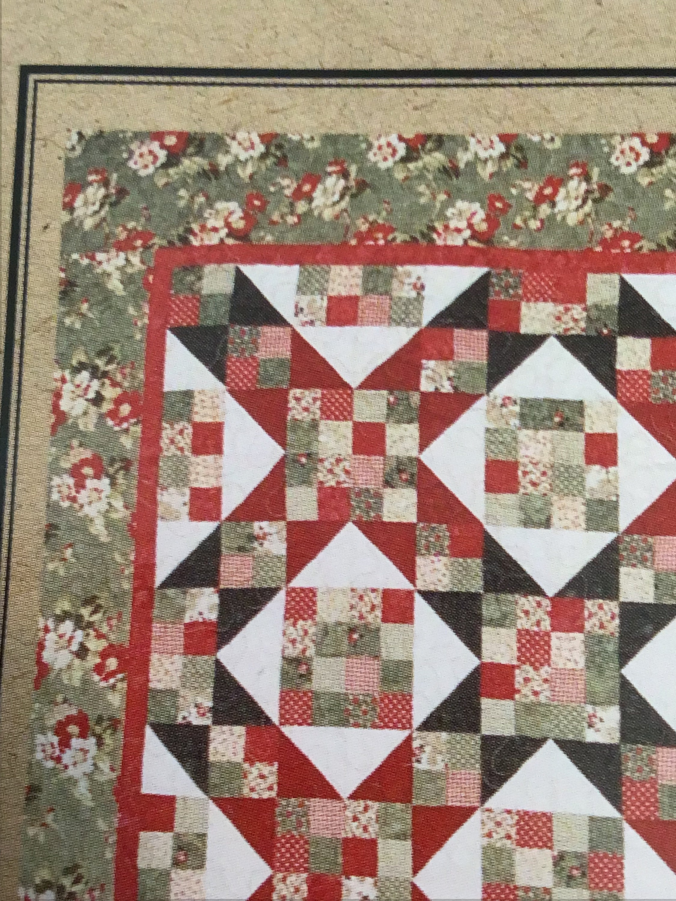 Emilys Star Quilt Pattern. Full Queen Size - Etsy