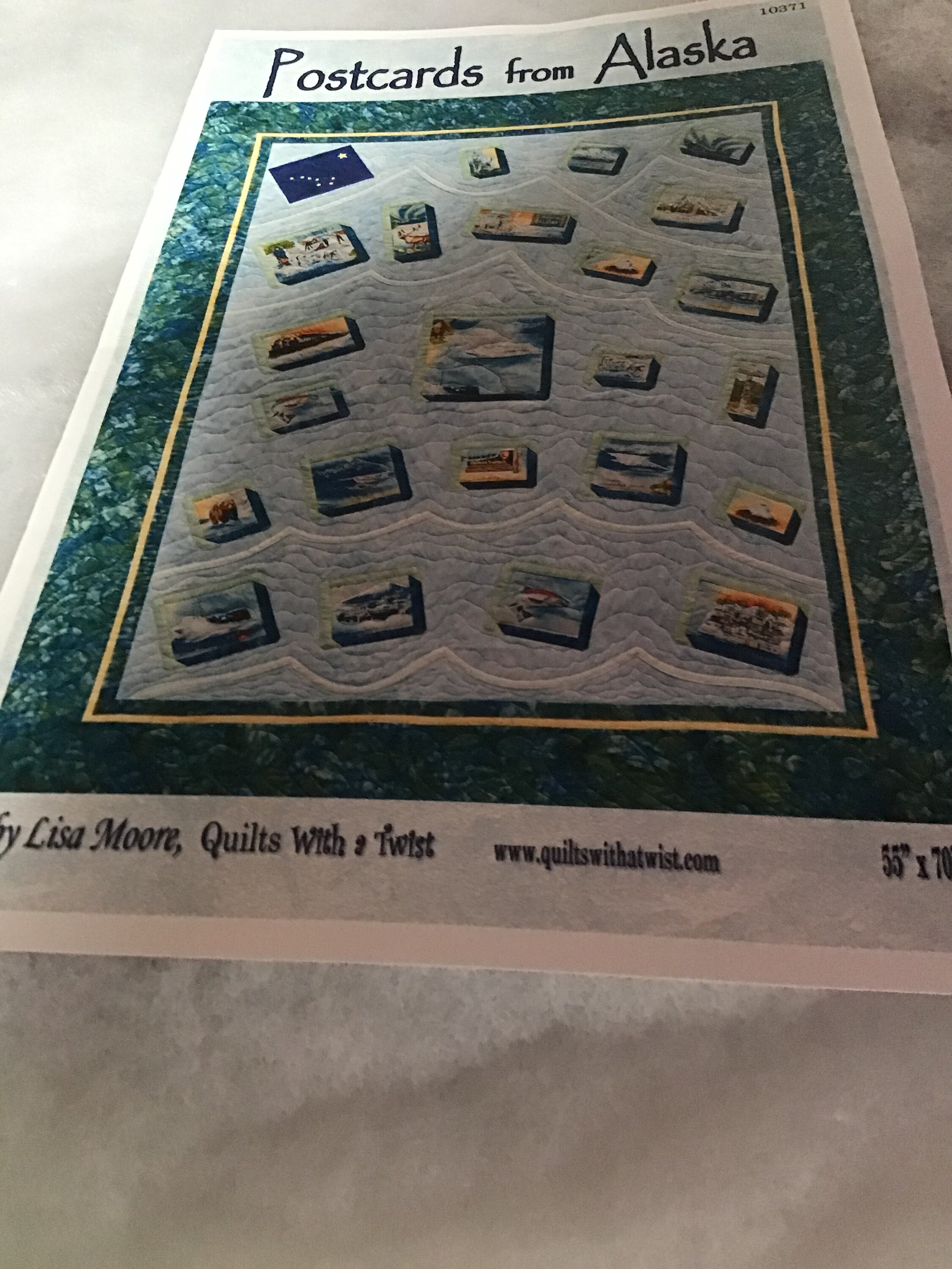 Postcards From Alaska Quilt Pattern. 55x70 - Etsy