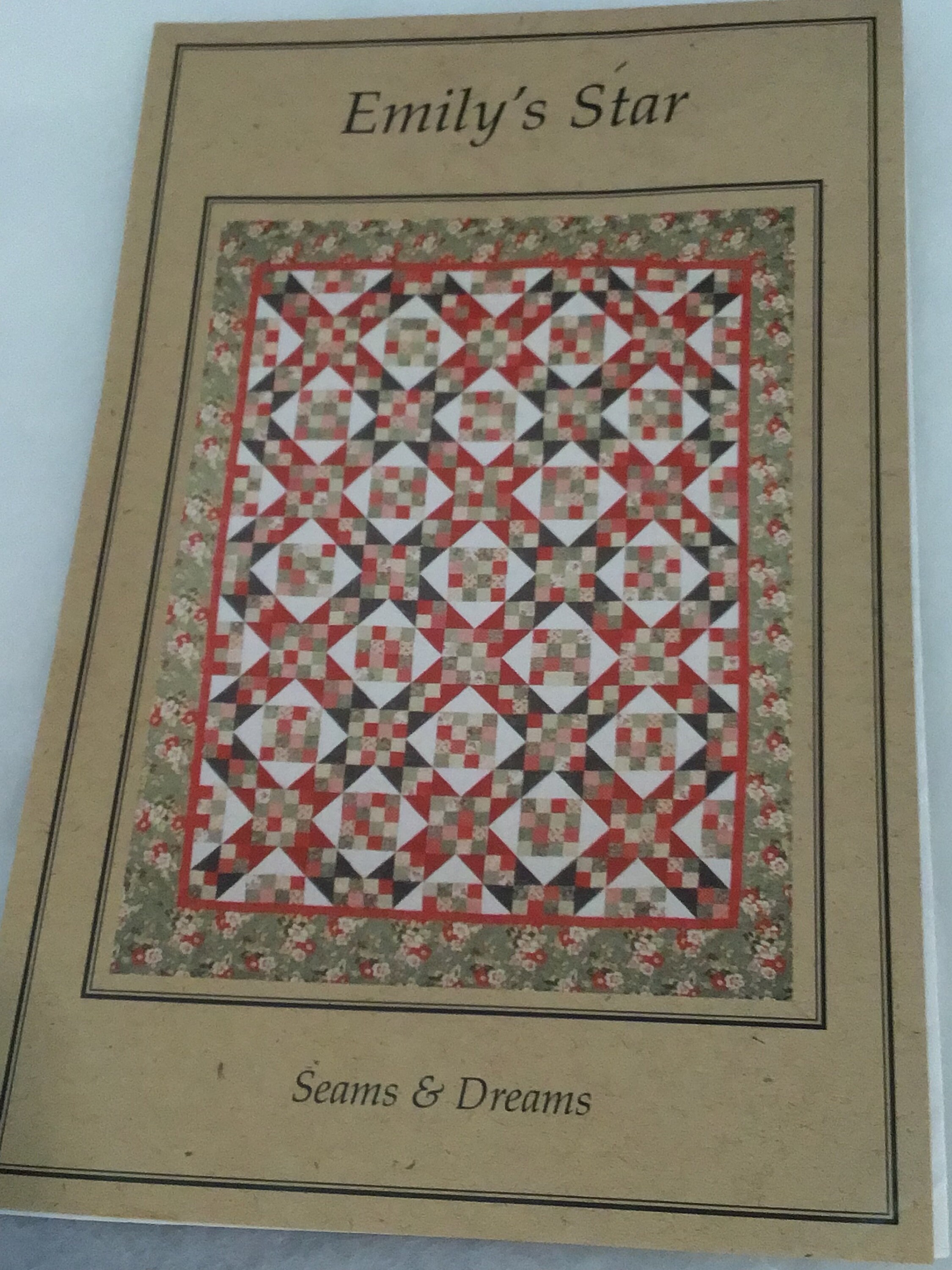 Emilys Star Quilt Pattern. Full Queen Size - Etsy