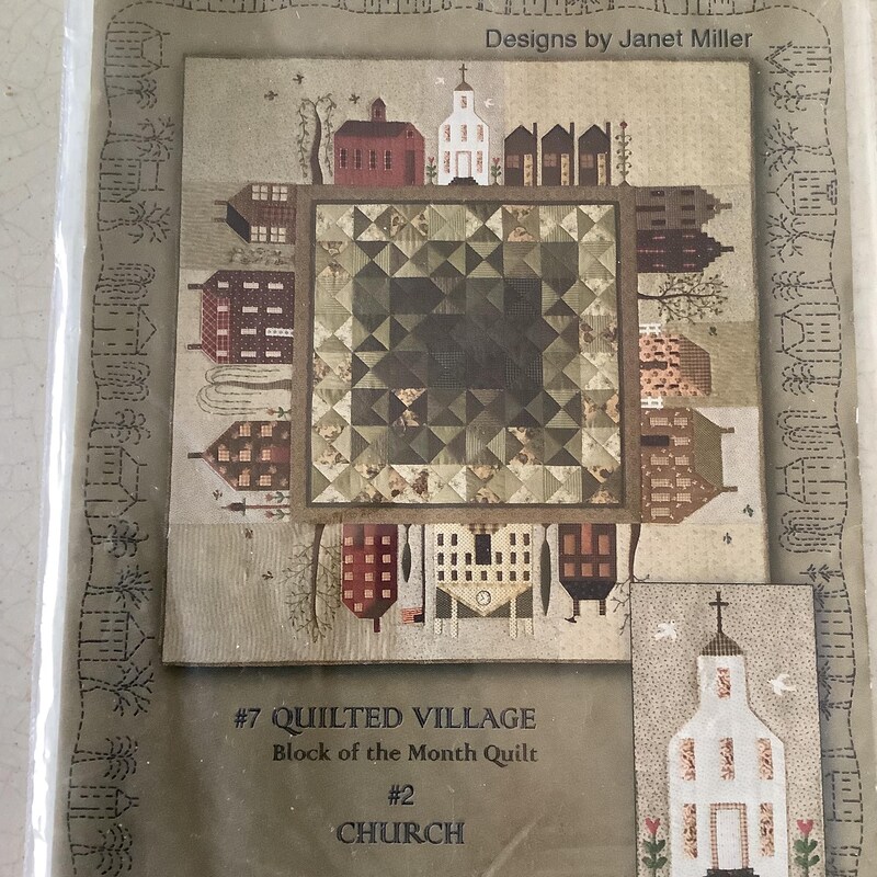 Church Quilt Block - Etsy