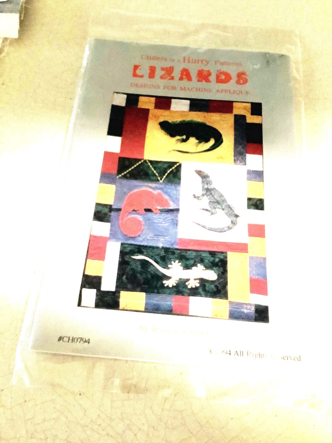 Vintage Lizard Appliqué Pattern: Critters in A Hurry Quilt Design - Etsy