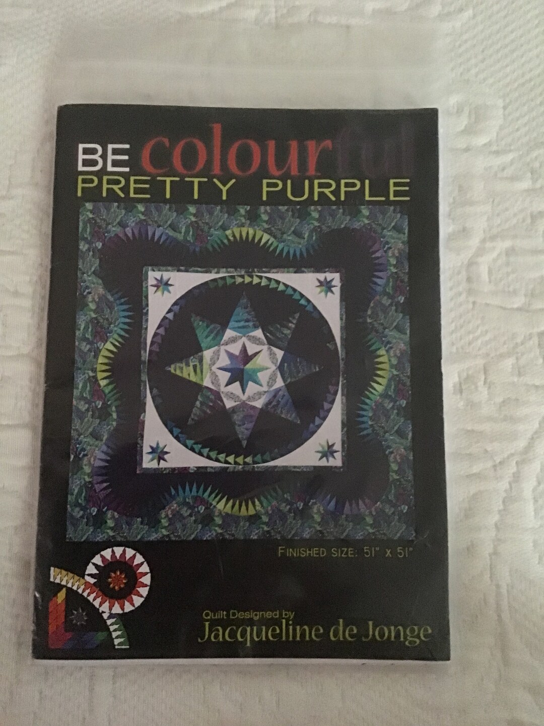 Be Colorful Pretty Purple Quilt Pattern by Jacqueline De Jonge ...