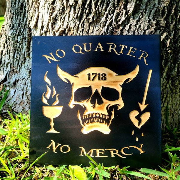 Black Flag No Quarter No Mercy - Etsy