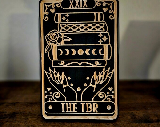 Book Themed Tarot Cards/wood Sign/book/readers/book Nerd/tarot Deck ...