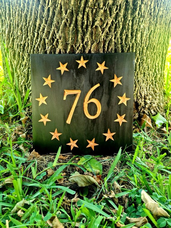 Betsy Ross 1776 American Flag Wood Sign. Knightcreationsshop - Etsy