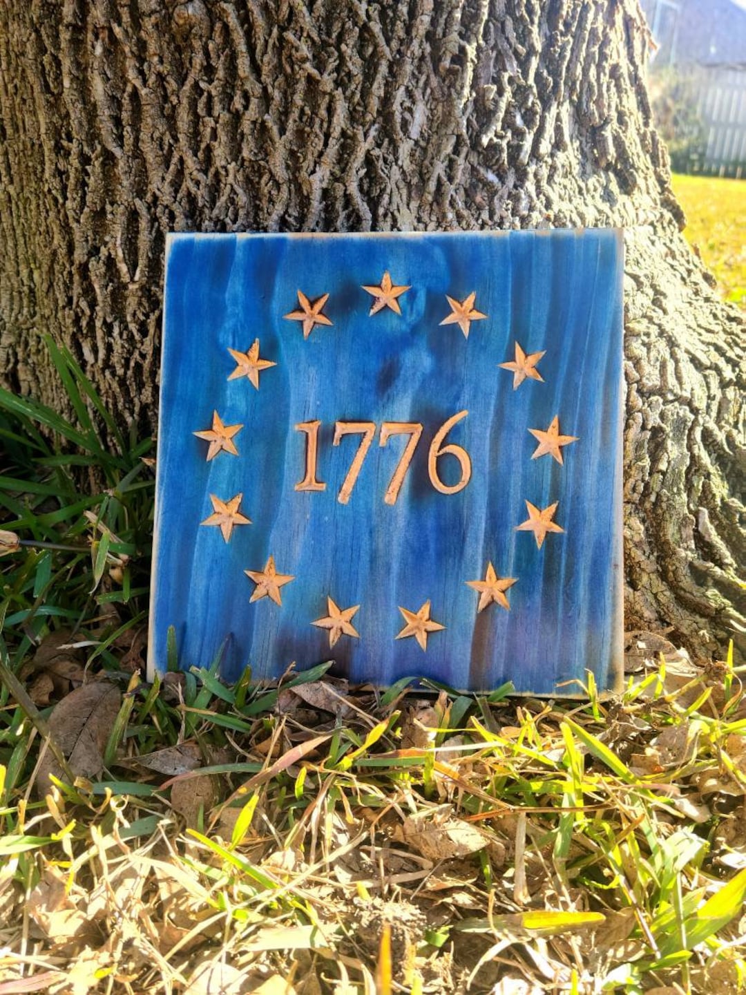 Betsy Ross 1776 American Flag Wood Sign. Welcome to Knightcreationsshop ...