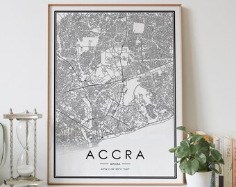 Accra Ghana Poster - Etsy