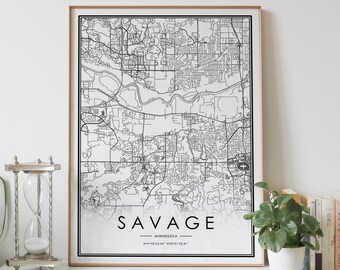 Savage Mn Poster - Etsy