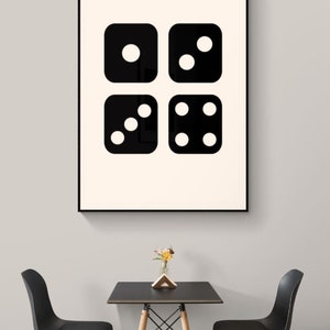 Dice Print, Dice Wall Art, Dice Art, Digital Print, Wall Decor, Dice ...
