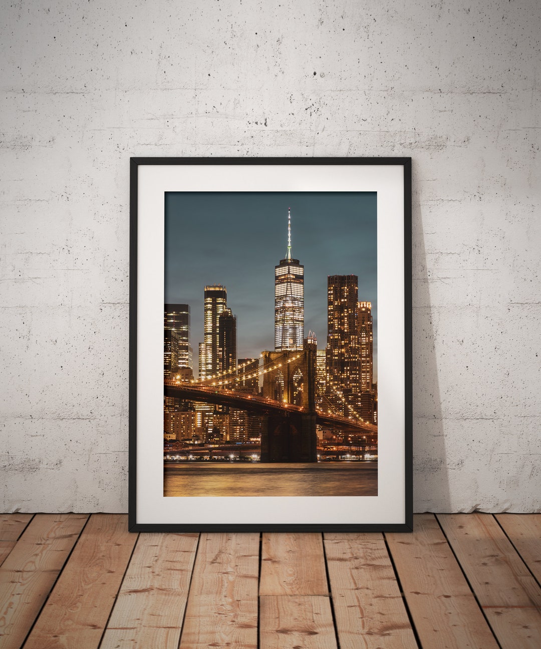New York Print, New York City Print, Manhattan Print, Brooklyn Bridge ...