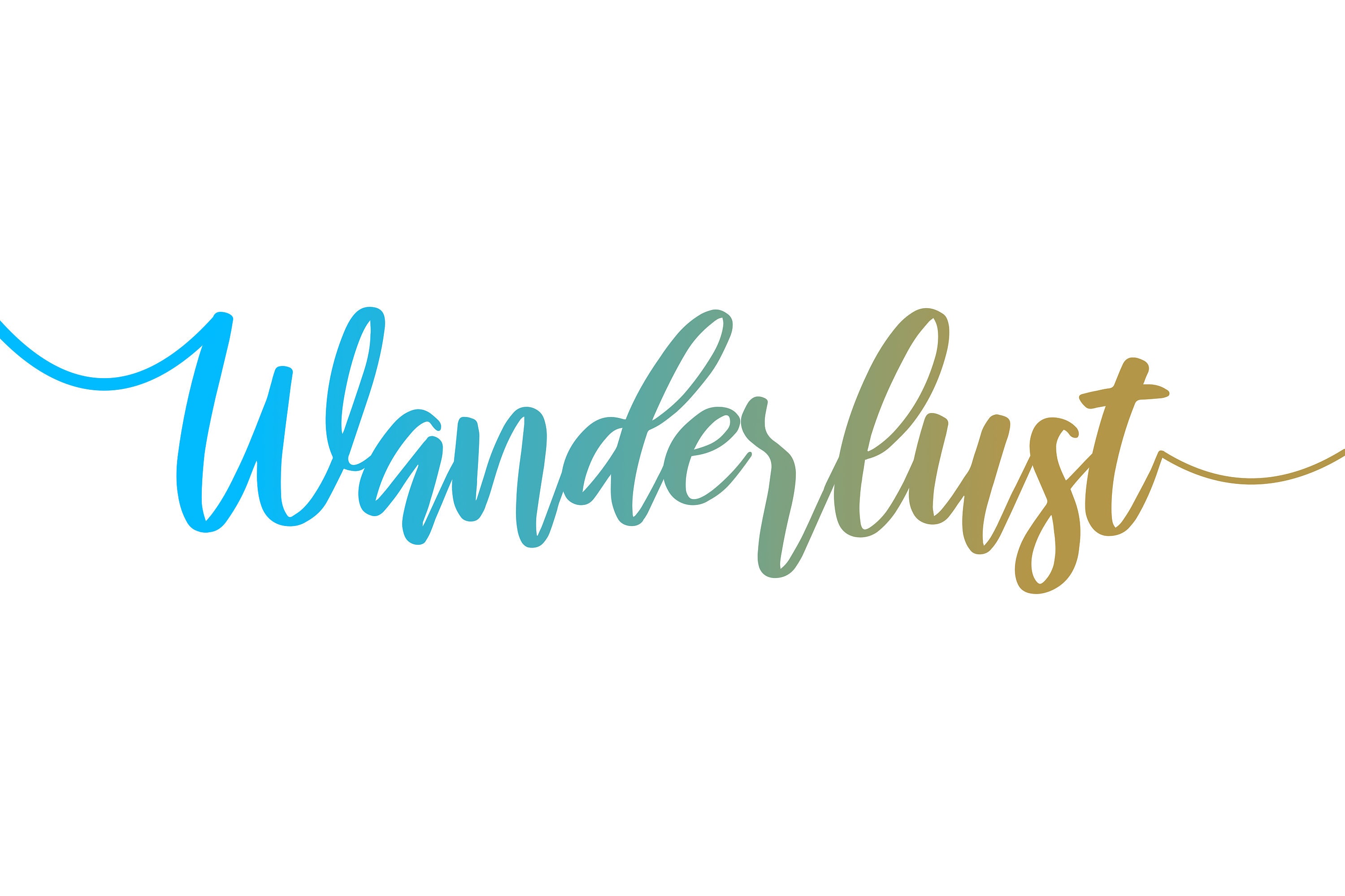 Wanderlust Print, Wall Decor, Printable Art, Digital Print, Calligraphy ...