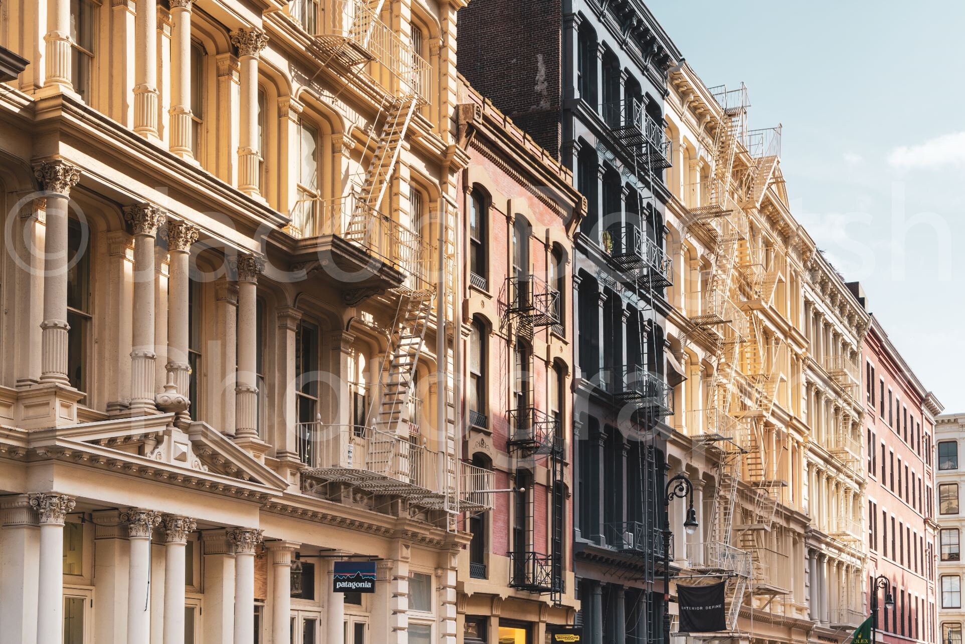 Soho Print, New York Print, Manhattan Print, Soho Photo, Architecture ...