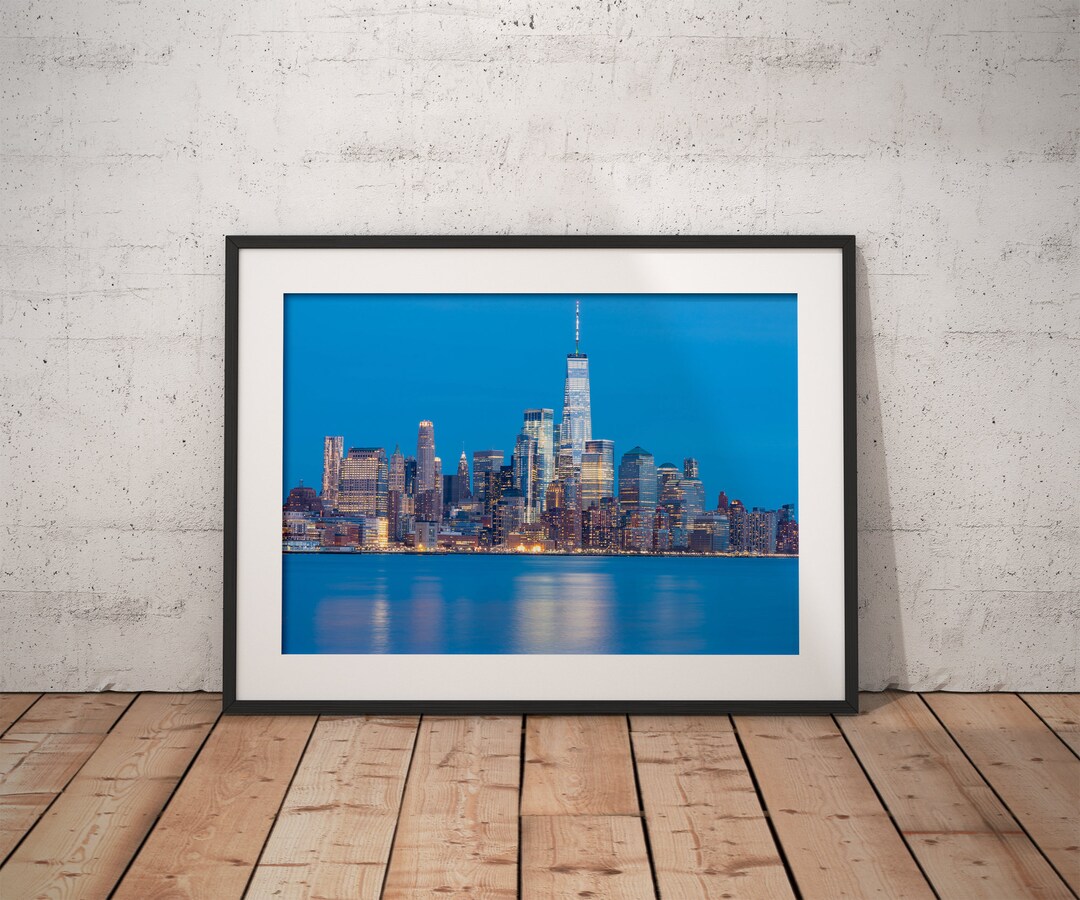 New York Print, Manhattan Skyline Print, New York City Print, New York ...