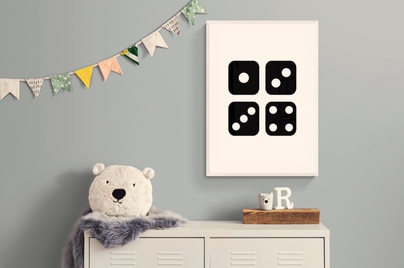 Dice Print, Dice Wall Art, Dice Art, Digital Print, Wall Decor, Dice ...