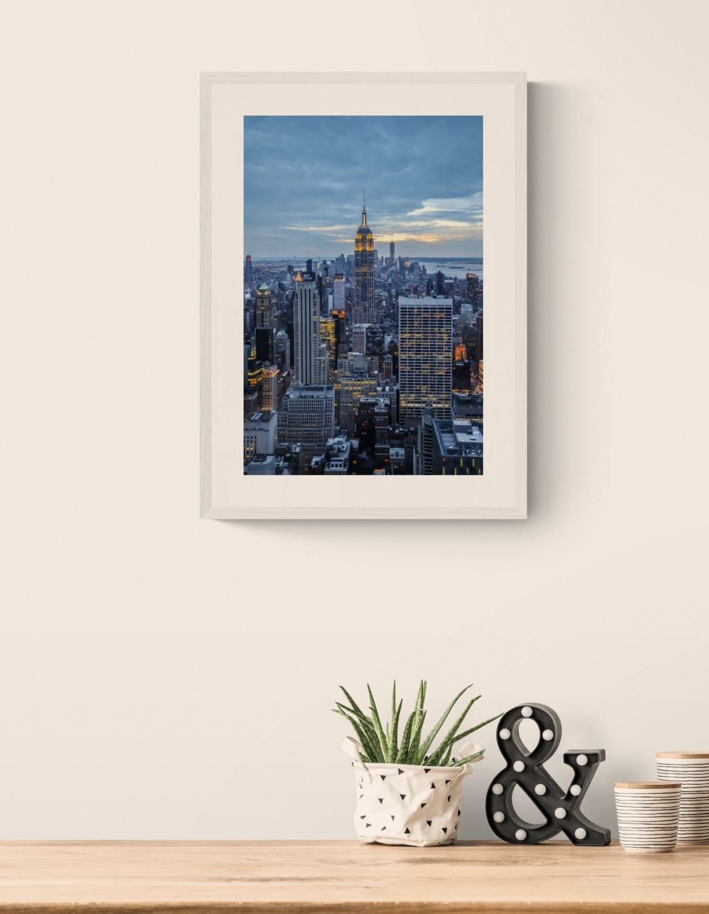 New York Skyline Print New York Print Manhattan Skyline | Etsy