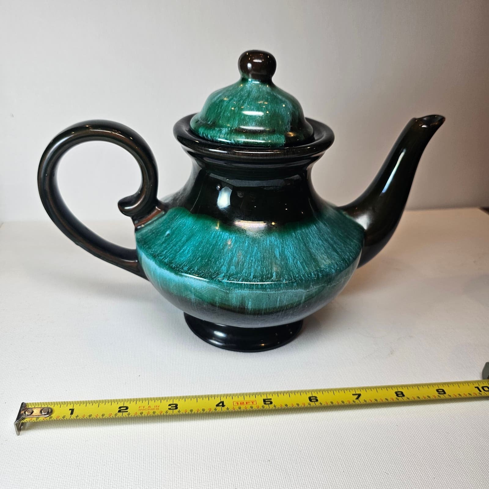 Vintage Blue Mountain Pottery Canada Aladdin Style Teapot Green - Etsy