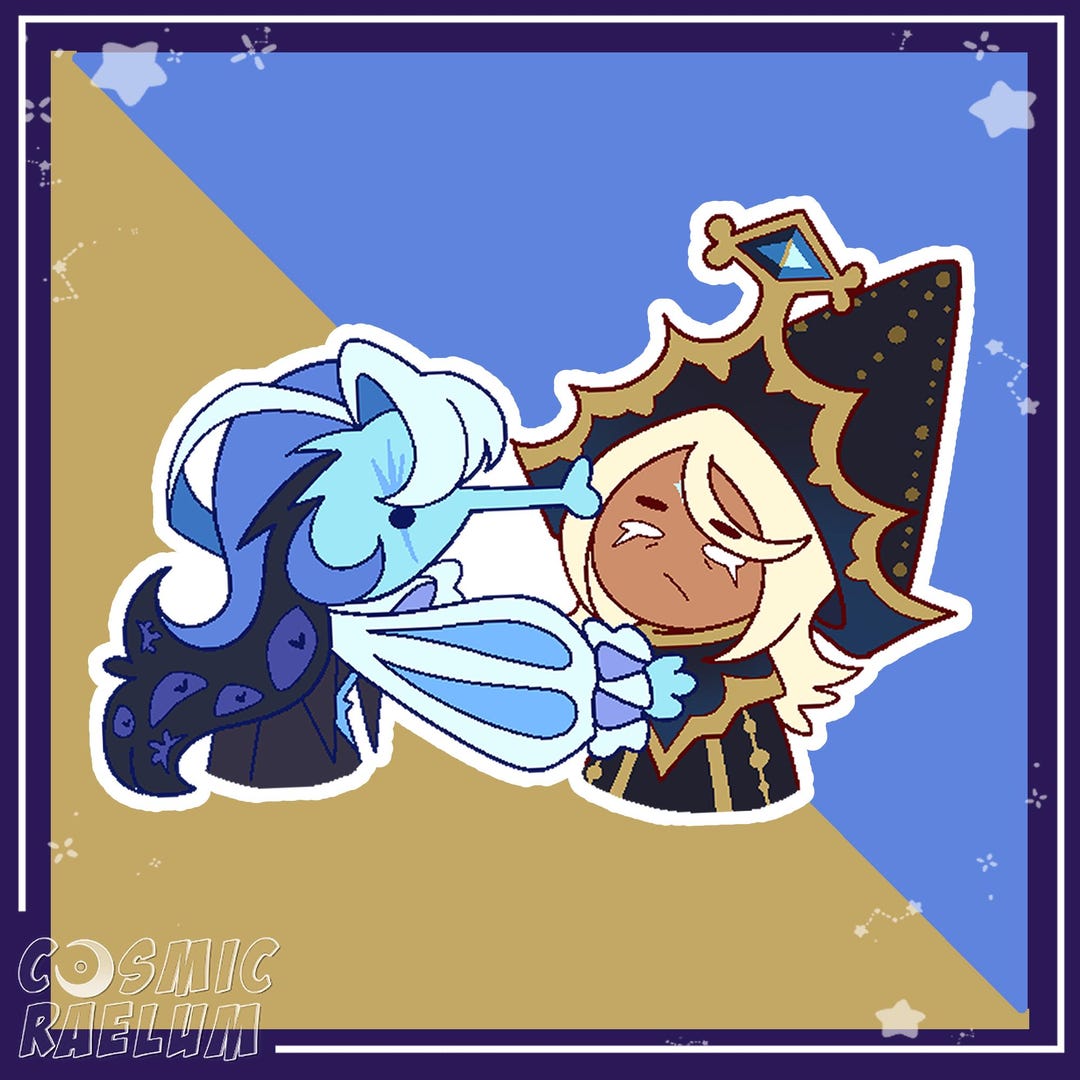 Cookie Run Kingdom Shadowvanilla Sticker - Etsy