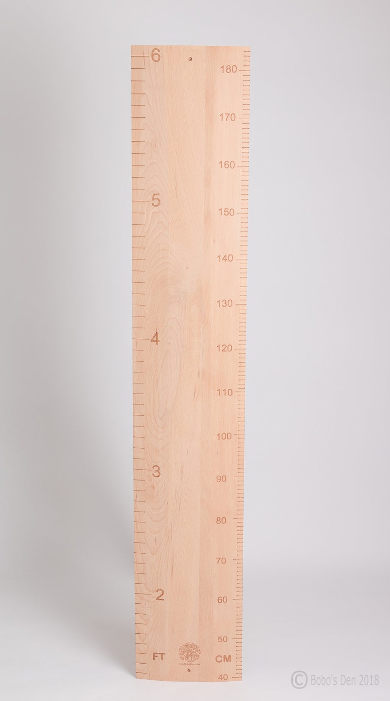 Personalised Wooden Height Chart Nursery Decor Height Chart Vintage ...
