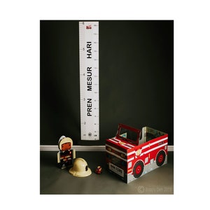 Personalised Wooden Height Chart | Nursery Decor | Height Chart ...