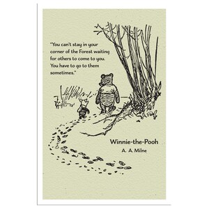 Winnie-the-pooh Poster | A. A. Milne | Children's Classic Book ...