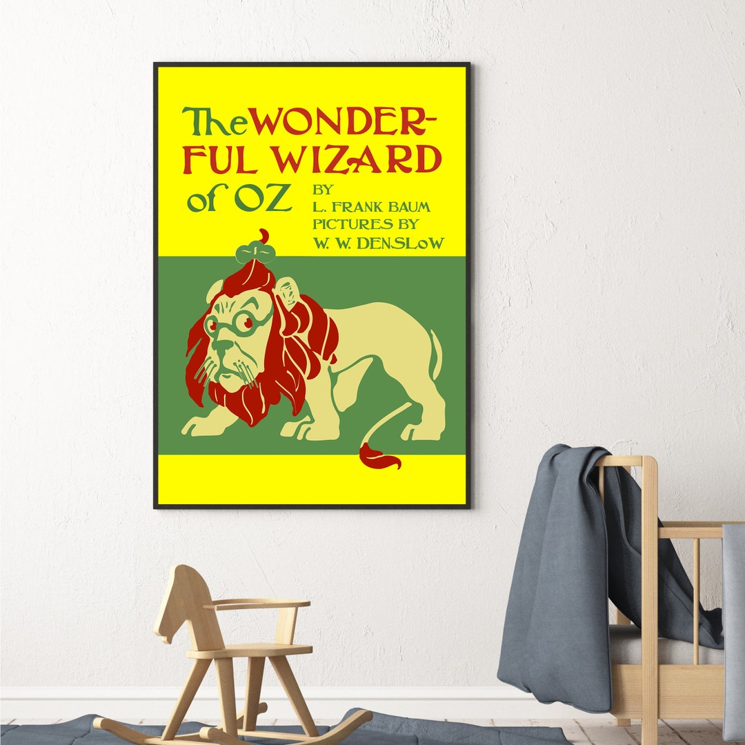 The Wizard of Oz Poster, Denslow Illustration, Classic Books, Oz ...