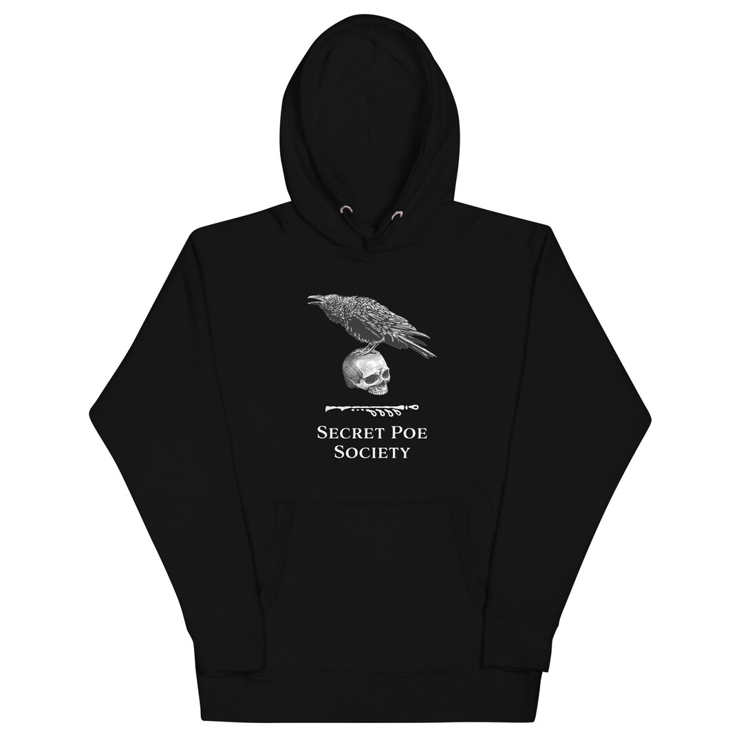 The Poe Secret Society Hoodie | Edgar Allan Poe | Literary Gifts - Etsy