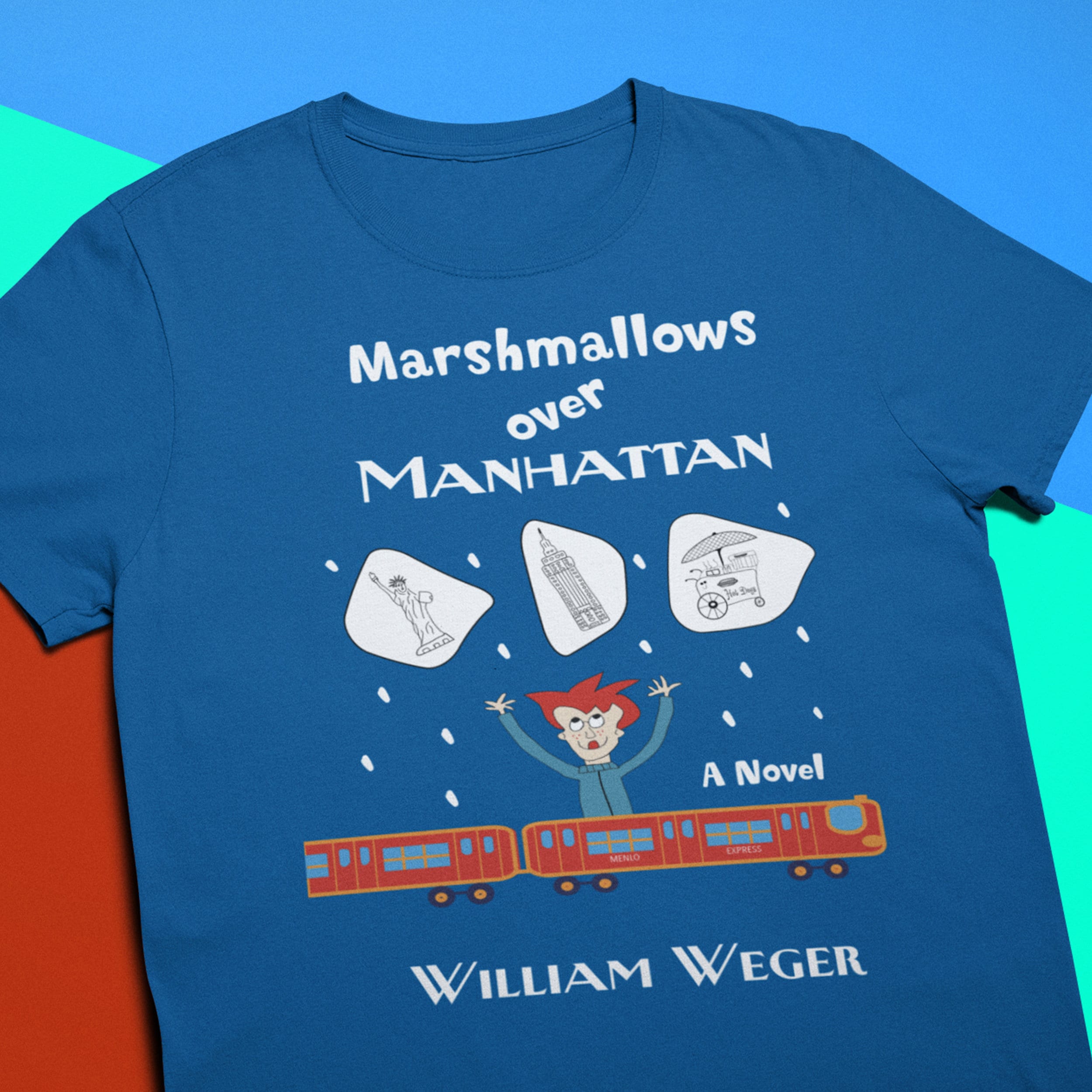 Marshmallows Over Manhattan, Kids Book T-shirt, New York Shirt ...