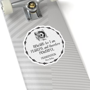 Frankenstein Vinyl Sticker | Mary Shelley | Classic Books | Literary ...