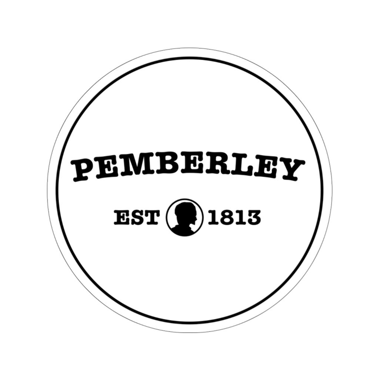 Jane Austen Sticker, Pemberley Decal, Pride and Prejudice, Book Gift ...
