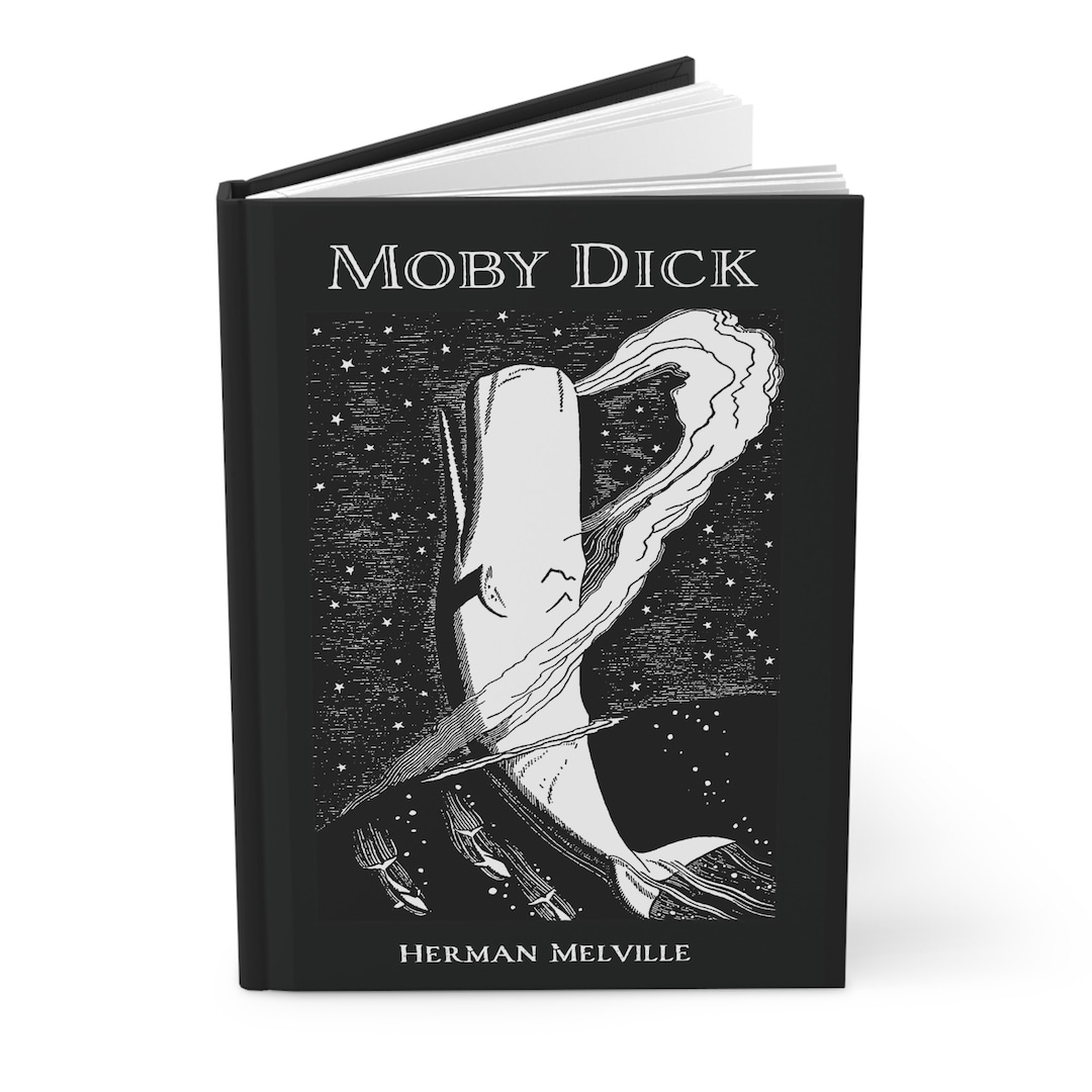 Moby Dick Notebook | Herman Melville | Hardcover | Literary Gift ...