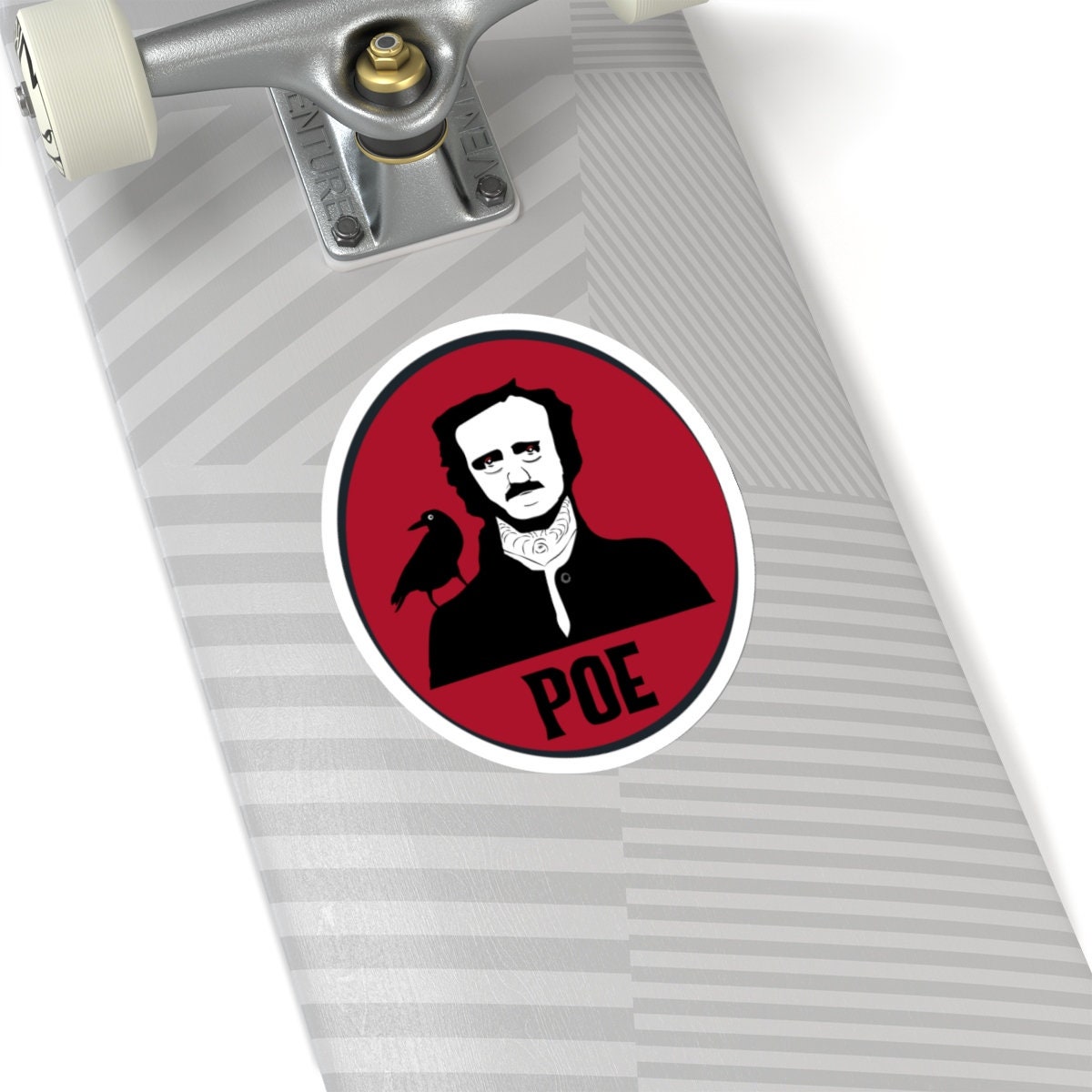 Edgar Allan Poe Sticker Poe Yinyl Sticker Literary Stickers | Etsy