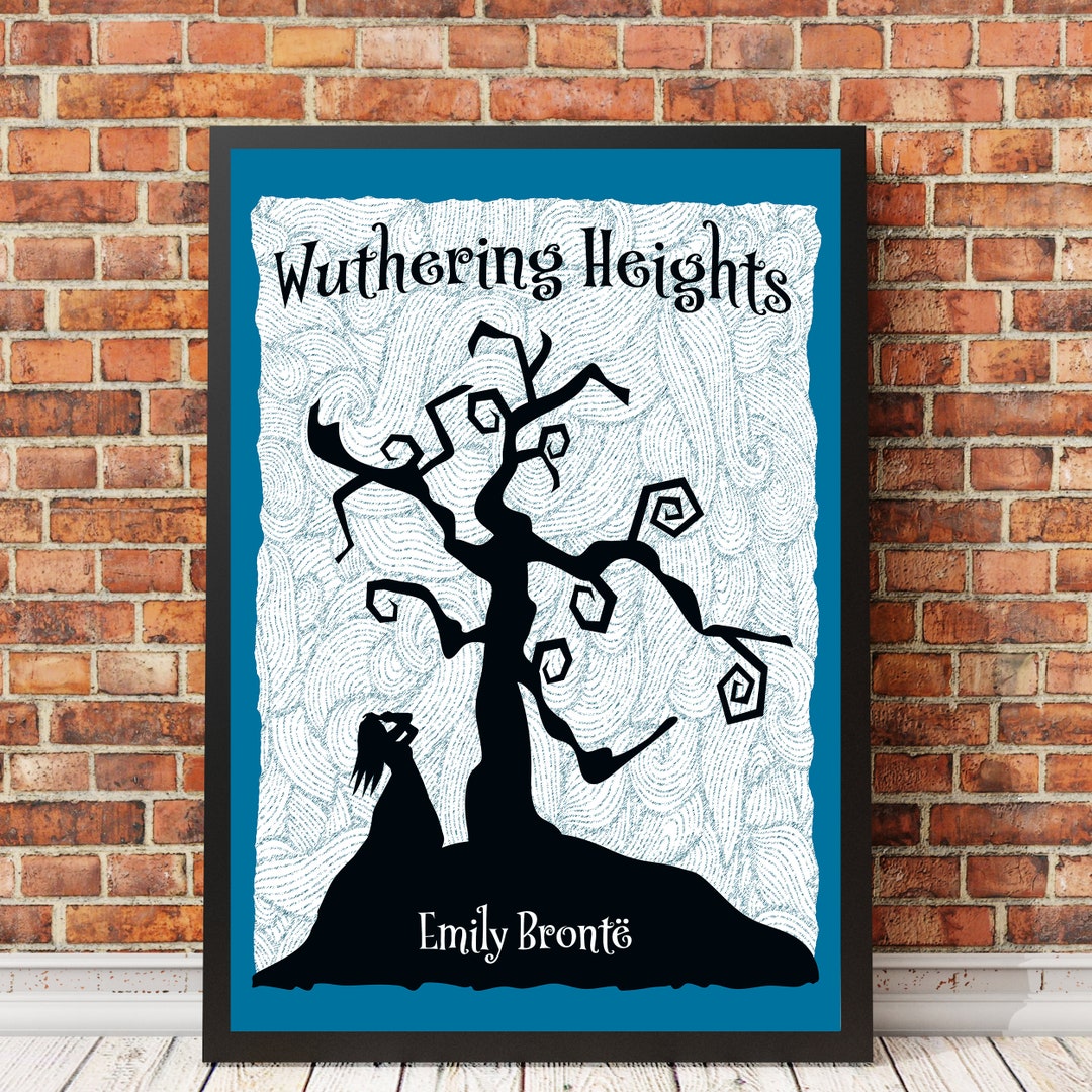 Wuthering Heights Poster, Emily Bronte, Classic Books, Literature Print ...