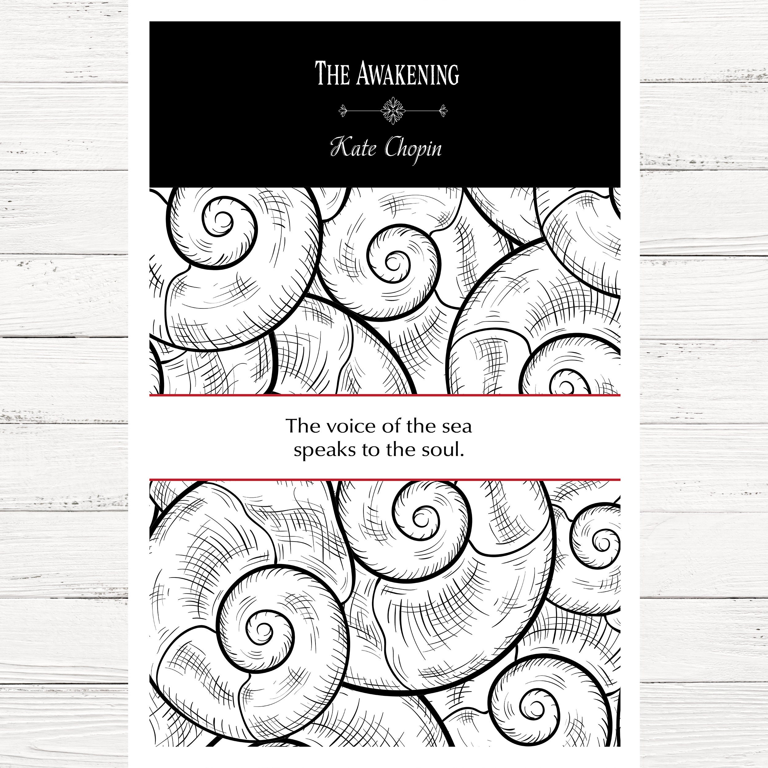 The Awakening Poster Kate Chopin the Sea Classic Book - Etsy