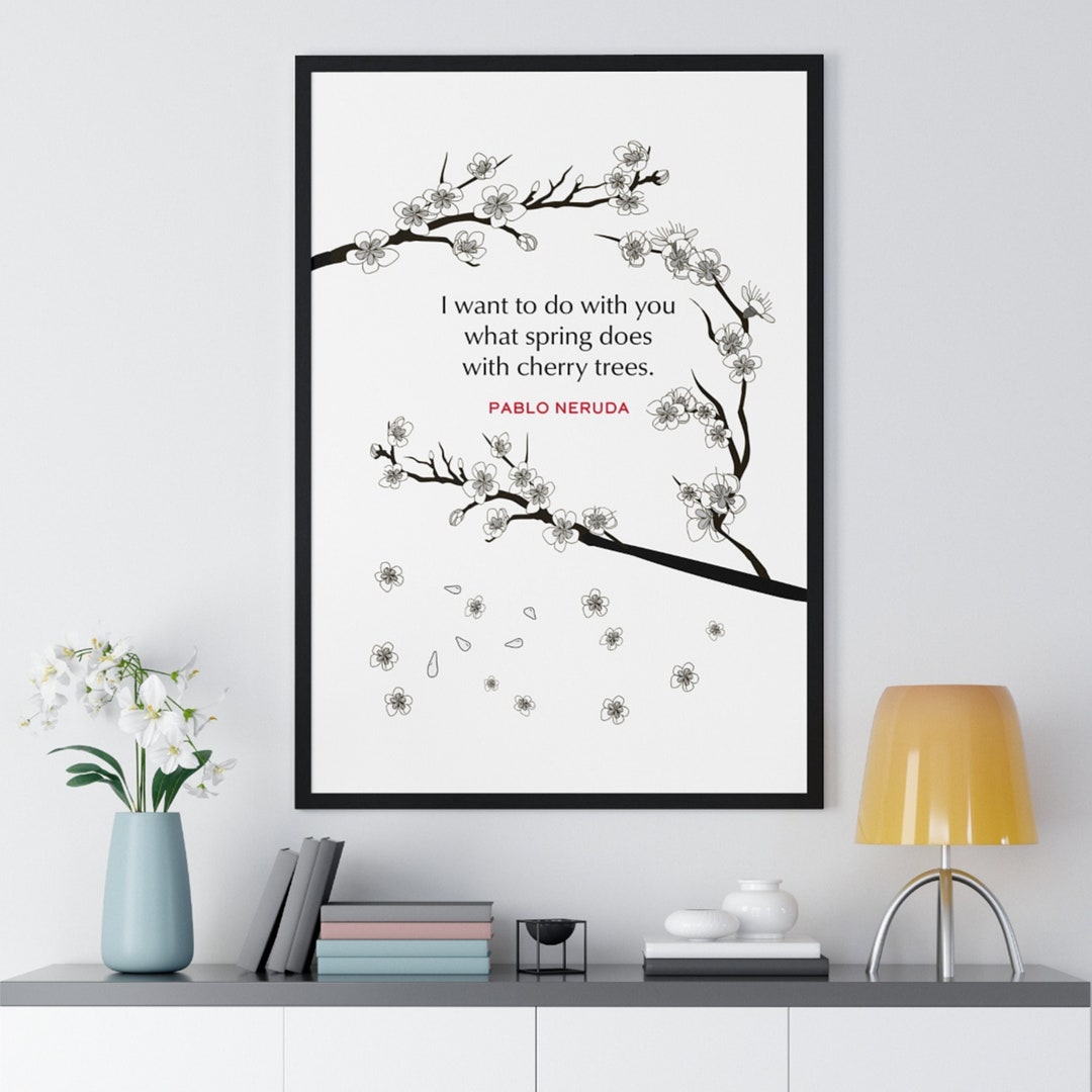 Pablo Neruda Poster | Love Quote | Fine Arts Print | Literary Gift ...