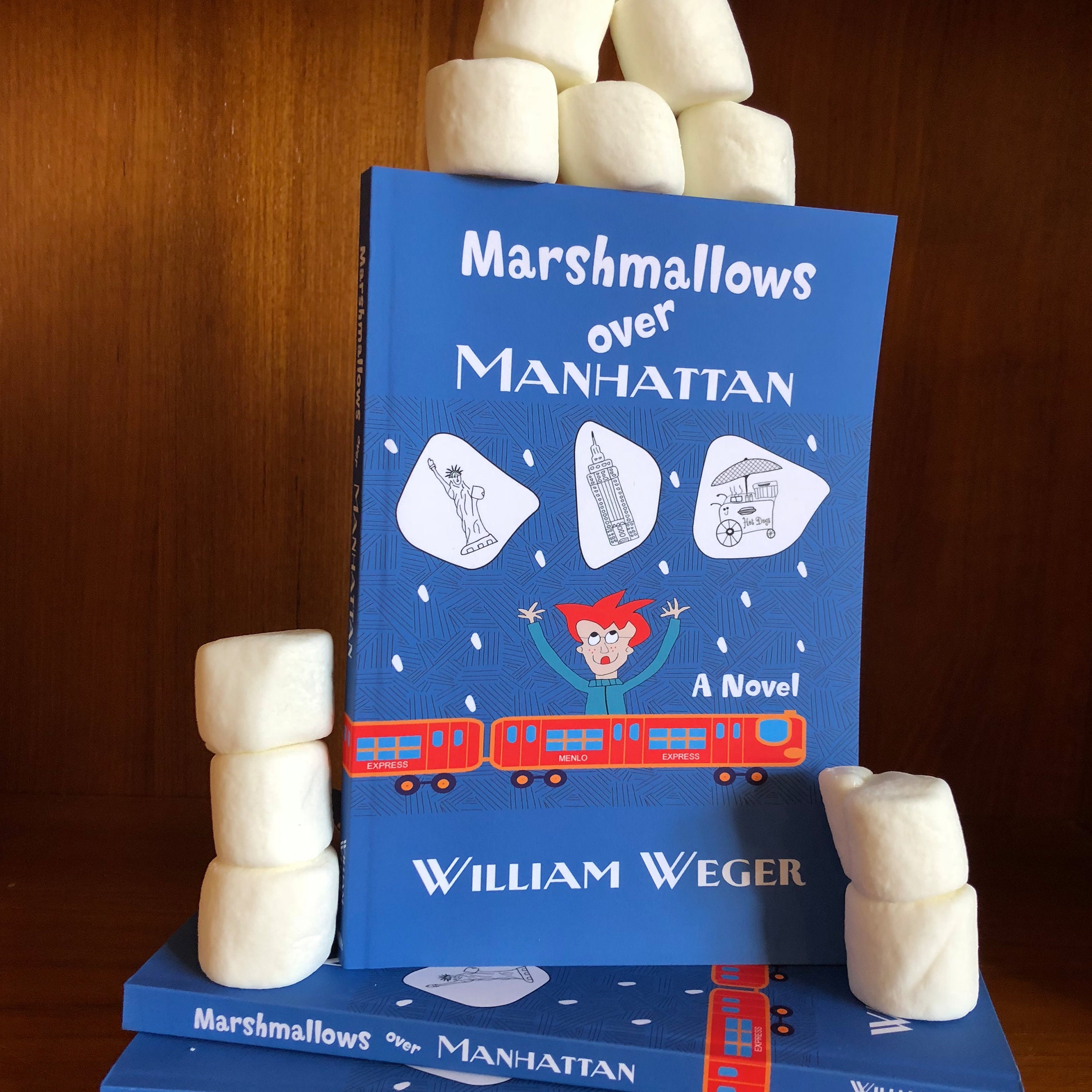 Marshmallows Over Manhattan, Kids Book T-shirt, New York Shirt ...