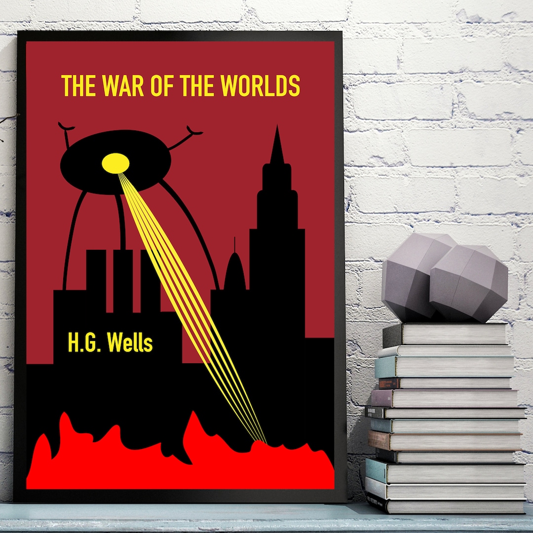 The War of the Worlds Poster, H.G. Wells, Science Fiction Poster ...