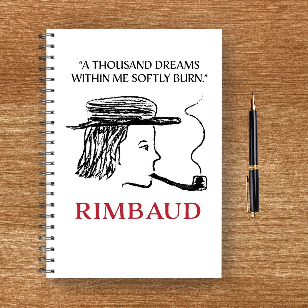 Arthur Rimbaud Ruled Journal, Rimbaud Quote, French Poets, Literary ...