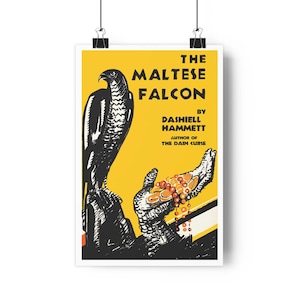 The Maltese Falcon Poster | Dashiell Hammett | First Edition | Classic ...