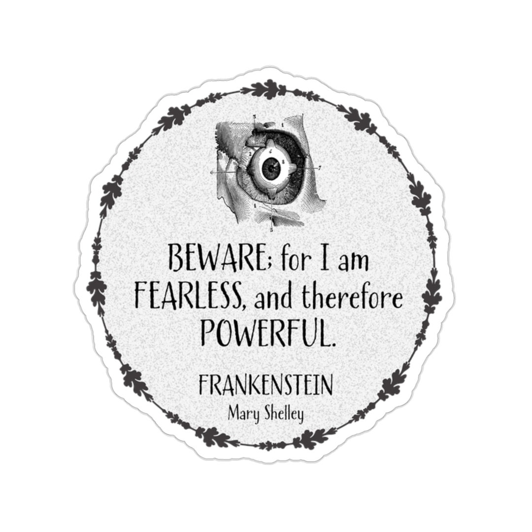 Frankenstein Vinyl Sticker | Mary Shelley | Classic Books | Literary ...