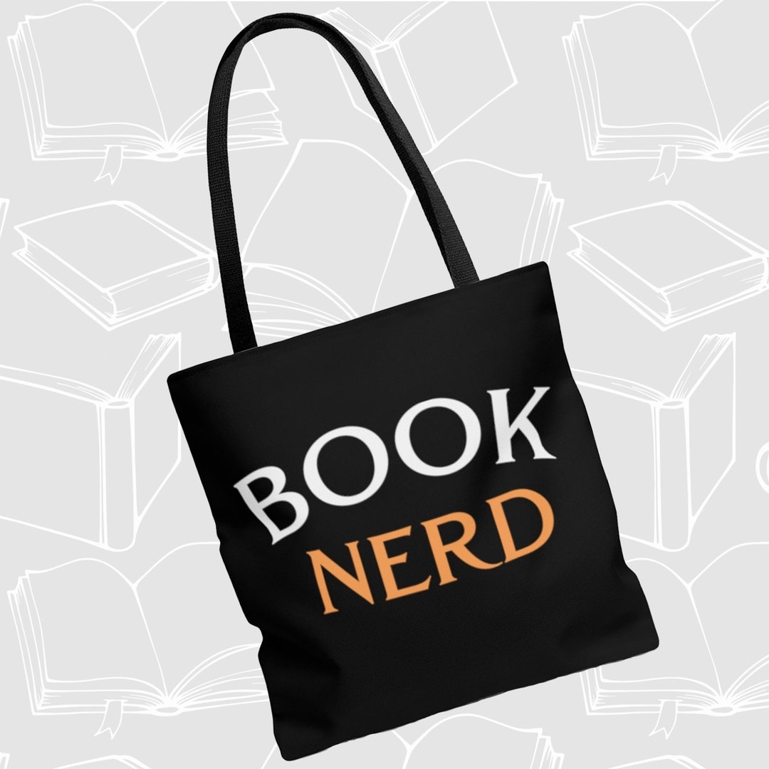 Book Nerd Tote Bag, Literary Gifts, Book Lover Bag, Classic Books ...