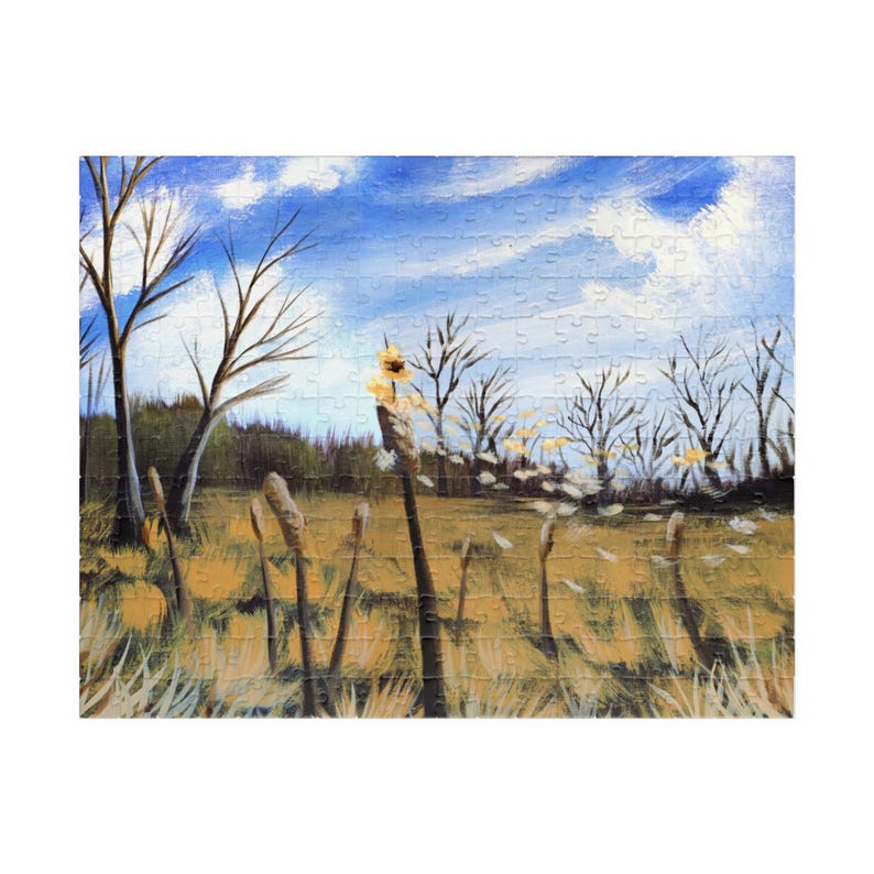 Puzzle - Field of Cattails, Nature Jigsaw Puzzle, Relaxing Hobby ...