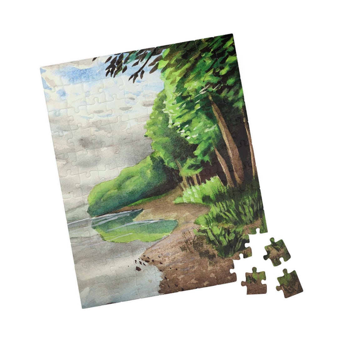 Jigsaw Puzzle, Potomac River Bank 1000 Piece Puzzle - Nature Puzzle ...