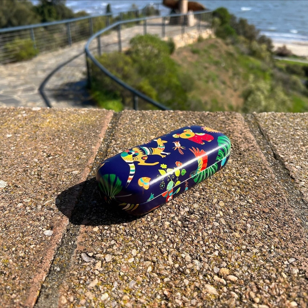 Glasses Case - Oz Land Hard Case |animal Print Glasses Case Eyewear ...