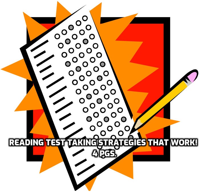 Test Taking Strategies Clip Art