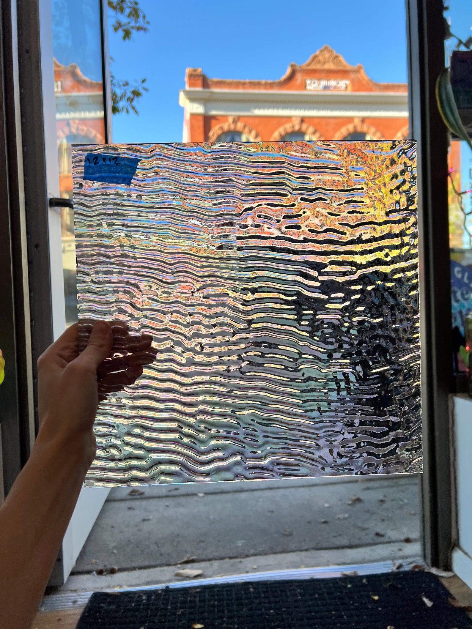Vintage Spectrum Clear Ripple Iridescent - Etsy