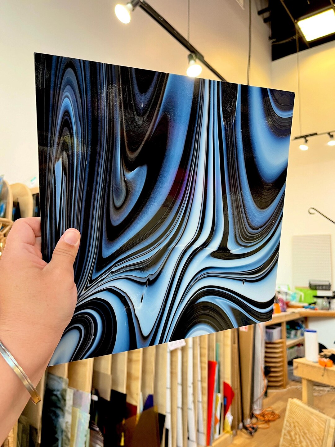 Black Licorice - Oceanside Fusers Reserve Fusible 96COE - Etsy