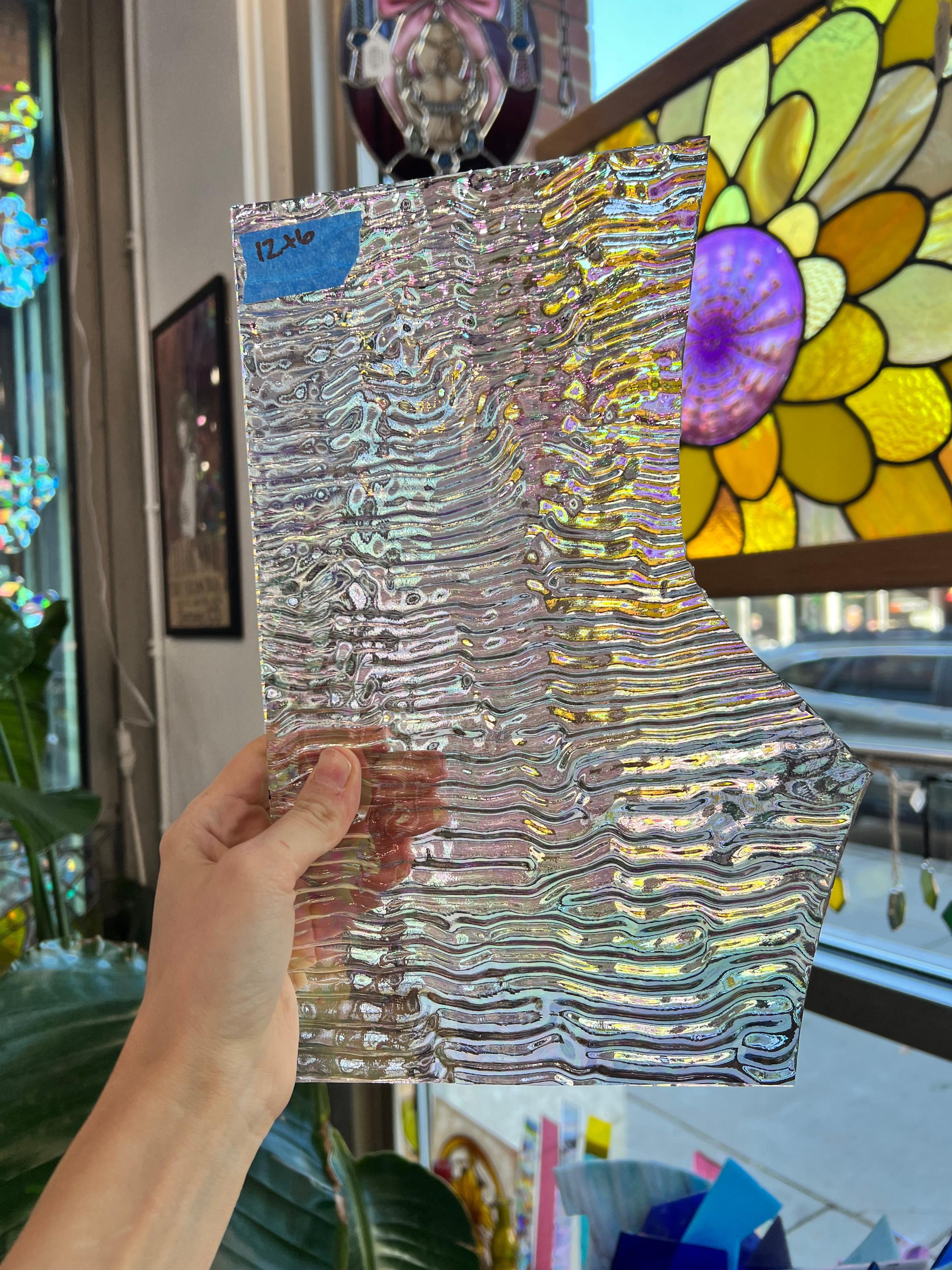 Vintage Spectrum Clear Ripple Iridescent - Etsy